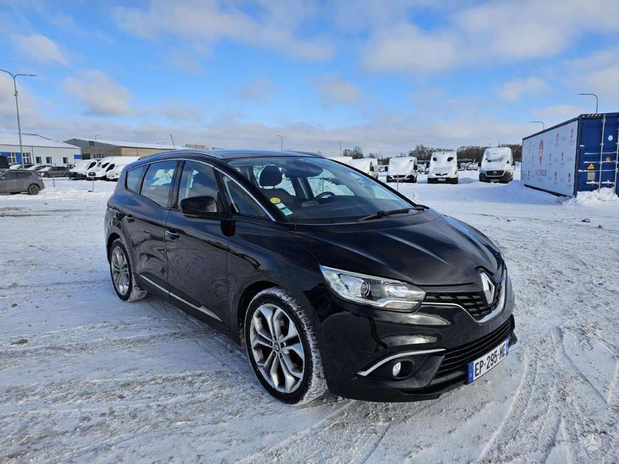 Melns Renault Grand Scenic 2017 Tauragė, ar dzinēja tilpumu 1.50 L un nobraukumu 248 tūkst. km par 8200 €, foto 6 vietnē AUTOMOTO.COM.LV