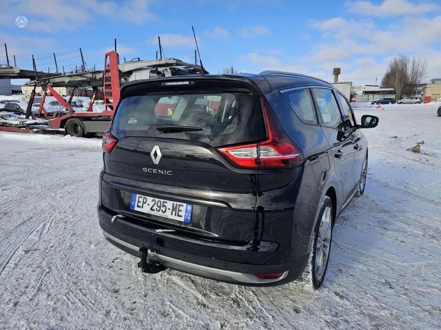 Melns Renault Grand Scenic 2017 Tauragė, ar dzinēja tilpumu 1.50 L un nobraukumu 248 tūkst. km par 8200 €, foto 11 vietnē AUTOMOTO.COM.LV