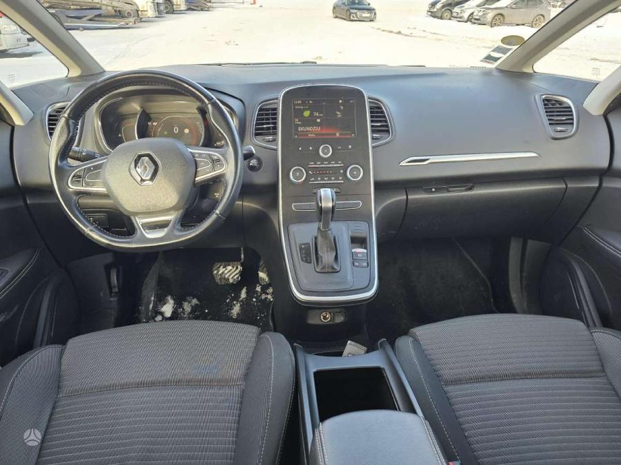 Melns Renault Grand Scenic 2017 Tauragė, ar dzinēja tilpumu 1.50 L un nobraukumu 248 tūkst. km par 8200 €, foto 16 vietnē AUTOMOTO.COM.LV