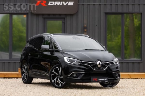 Melns Renault Grand Scenic 2017 Jelgava, ar dzinēja tilpumu 1.60 L un nobraukumu 202 tūkst. km par 10900 €, foto 1 vietnē AUTOMOTO.COM.LV