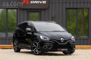 Melns Renault Grand Scenic 2017 Jelgava, ar dzinēja tilpumu 1.60 L un nobraukumu 202 tūkst. km par 10900 €, foto  vietnē AUTOMOTO.COM.LV