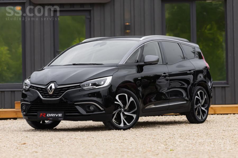 Melns Renault Grand Scenic 2017 Jelgava, ar dzinēja tilpumu 1.60 L un nobraukumu 202 tūkst. km par 10900 €, foto 5 vietnē AUTOMOTO.COM.LV