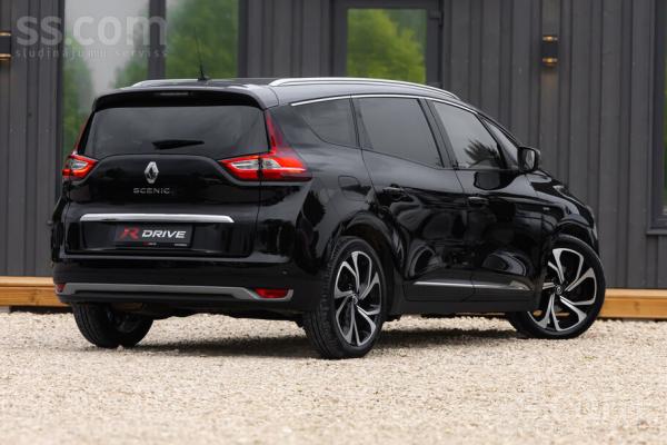 Melns Renault Grand Scenic 2017 Jelgava, ar dzinēja tilpumu 1.60 L un nobraukumu 202 tūkst. km par 10900 €, foto 7 vietnē AUTOMOTO.COM.LV