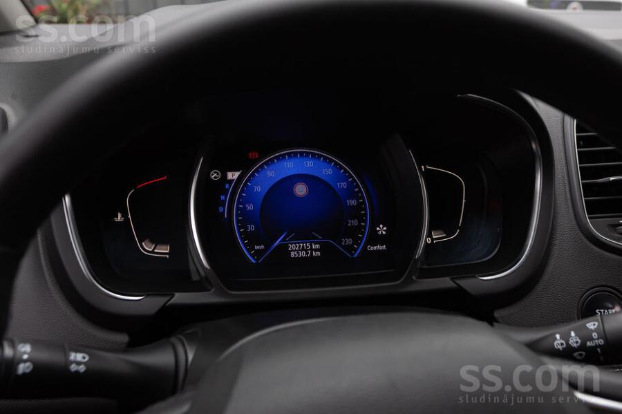 Melns Renault Grand Scenic 2017 Jelgava, ar dzinēja tilpumu 1.60 L un nobraukumu 202 tūkst. km par 10900 €, foto 25 vietnē AUTOMOTO.COM.LV