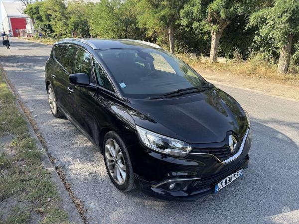 Black Renault Grand Scenic 2017 in Taurage, with an engine capacity of 1.46 L and mileage of 175 thousand km for 8600 €, photo 2 on AUTOMOTO.COM.LV