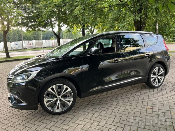 Black Renault Grand Scenic 2017 in Riga, with an engine capacity of 1.60 L and mileage of 0 thousand km for 8800 €, photo 2 on AUTOMOTO.COM.LV