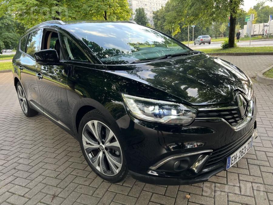 Black Renault Grand Scenic 2017 in Riga, with an engine capacity of 1.60 L and mileage of 0 thousand km for 8800 €, photo 4 on AUTOMOTO.COM.LV