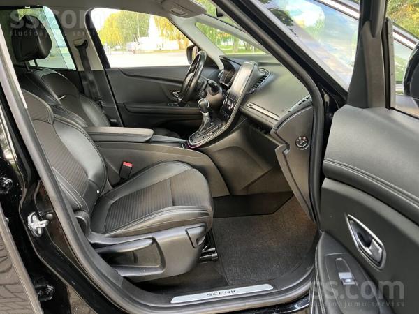 Black Renault Grand Scenic 2017 in Riga, with an engine capacity of 1.60 L and mileage of 0 thousand km for 8800 €, photo 9 on AUTOMOTO.COM.LV