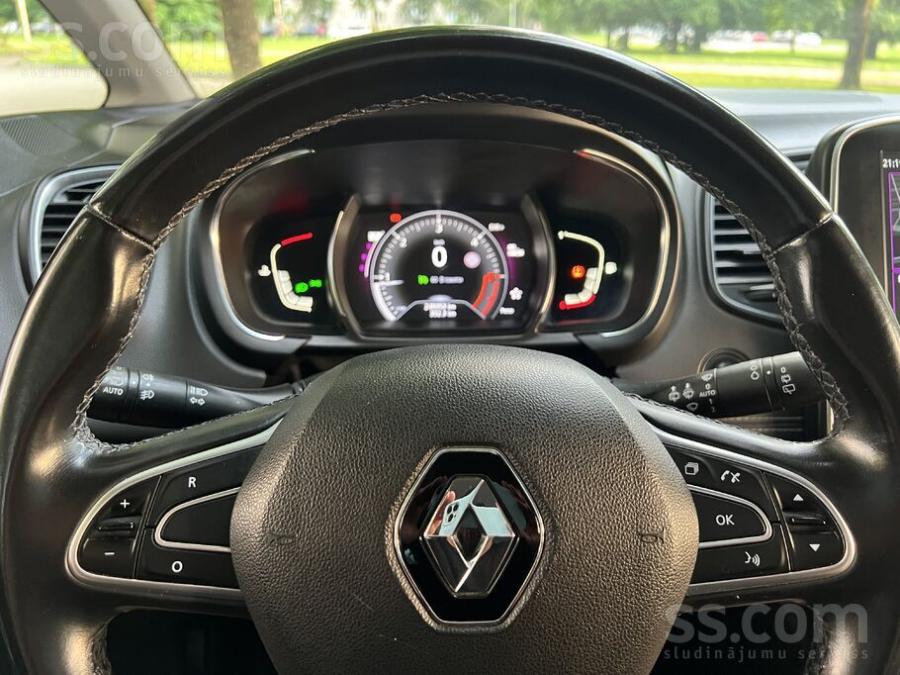 Black Renault Grand Scenic 2017 in Riga, with an engine capacity of 1.60 L and mileage of 0 thousand km for 8800 €, photo 19 on AUTOMOTO.COM.LV