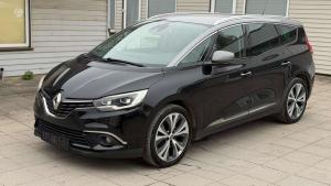 Melns Renault Grand Scenic 2017 Viļņa, ar dzinēja tilpumu 1.20 L un nobraukumu 230 tūkst. km par 7000 €, foto  vietnē AUTOMOTO.COM.LV