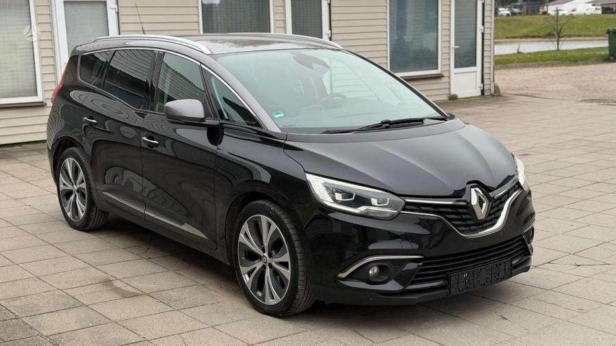 Melns Renault Grand Scenic 2017 Viļņa, ar dzinēja tilpumu 1.20 L un nobraukumu 230 tūkst. km par 7000 €, foto 4 vietnē AUTOMOTO.COM.LV