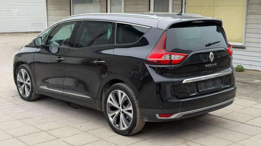 Melns Renault Grand Scenic 2017 Viļņa, ar dzinēja tilpumu 1.20 L un nobraukumu 230 tūkst. km par 7000 €, foto 7 vietnē AUTOMOTO.COM.LV