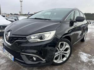 Melns Renault Grand Scenic 2018 Viļņa, ar dzinēja tilpumu 1.46 L un nobraukumu 177 tūkst. km par 11252 €, foto  vietnē AUTOMOTO.COM.LV
