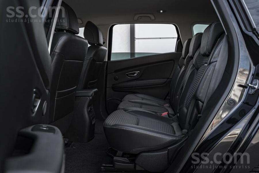 Melns Renault Grand Scenic 2018 Rīga, ar dzinēja tilpumu 1.30 L un nobraukumu 118 tūkst. km par 13500 €, foto 12 vietnē AUTOMOTO.COM.LV