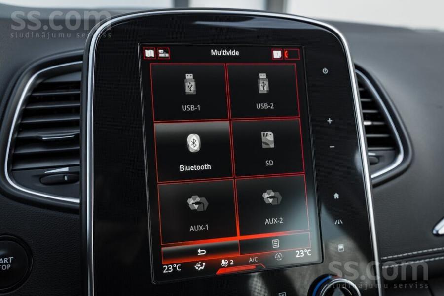 Melns Renault Grand Scenic 2018 Rīga, ar dzinēja tilpumu 1.30 L un nobraukumu 118 tūkst. km par 13500 €, foto 27 vietnē AUTOMOTO.COM.LV