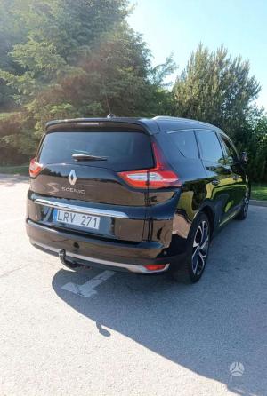 Melns Renault Grand Scenic 2018 Panevēža, ar dzinēja tilpumu 1.60 L un nobraukumu 256 tūkst. km par 8250 €, foto 7 vietnē AUTOMOTO.COM.LV