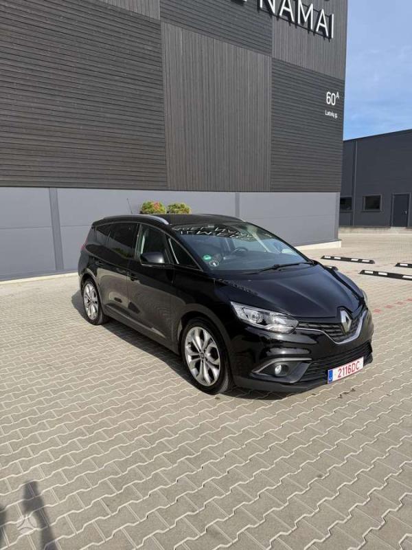 Melns Renault Grand Scenic 2018 Šauļi, ar dzinēja tilpumu 1.20 L un nobraukumu 158 tūkst. km par 6750 €, foto 3 vietnē AUTOMOTO.COM.LV