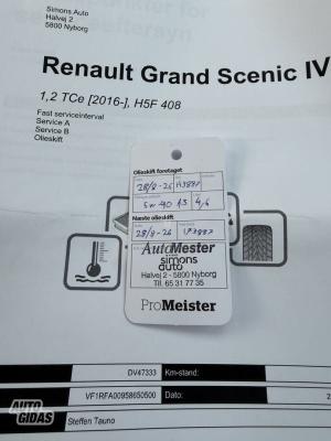 Melns Renault Grand Scenic 2018 Šauļi, ar dzinēja tilpumu 1.20 L un nobraukumu 158 tūkst. km par 6750 €, foto 22 vietnē AUTOMOTO.COM.LV
