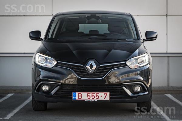 Renault Grand Scenic 2018 in Riga on AUTOMOTO.COM.LV Black Renault Grand Scenic 2018 in Riga, with an engine capacity of 1.30 L and mileage of 118 thousand km for 11750 €, photo 3 on AUTOMOTO.COM.LV