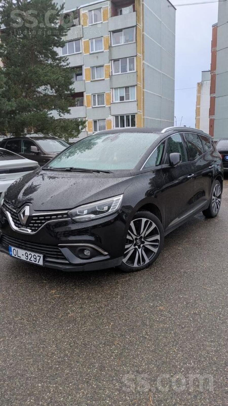 Черный Рено Гранд Сценик 2018 в Елгава, объемом двигателя 1.60 л и пробегом 191 тыс. км за 8500 €, фото 7 на AUTOMOTO.COM.LV