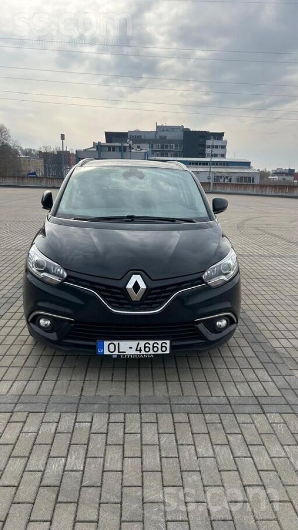 Melns Renault Grand Scenic 2019 Rīga, ar dzinēja tilpumu 1.80 L un nobraukumu 235 tūkst. km par 8700 €, foto 1 vietnē AUTOMOTO.COM.LV