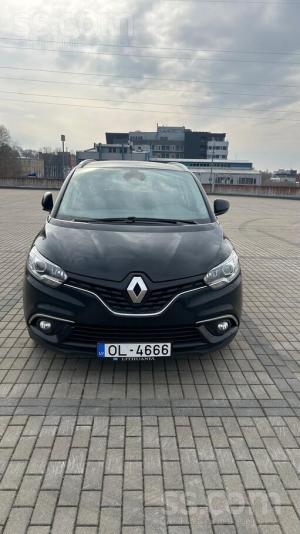 Melns Renault Grand Scenic 2019 Rīga, ar dzinēja tilpumu 1.80 L un nobraukumu 235 tūkst. km par 8700 €, foto  vietnē AUTOMOTO.COM.LV