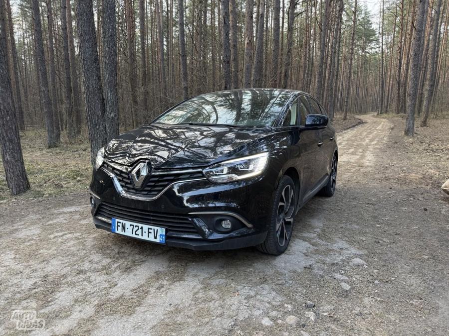 Black Renault Grand Scenic 2020 in Vilnius, with an engine capacity of 1.70 L and mileage of 88 thousand km for 12900 €, photo 1 on AUTOMOTO.COM.LV