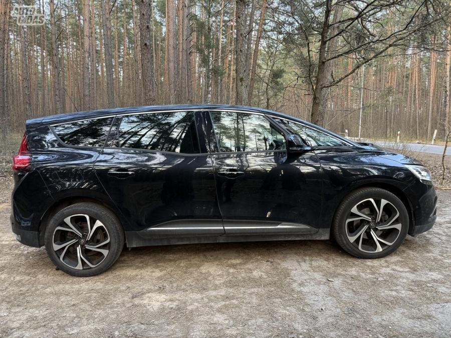 Black Renault Grand Scenic 2020 in Vilnius, with an engine capacity of 1.70 L and mileage of 88 thousand km for 12900 €, photo 5 on AUTOMOTO.COM.LV
