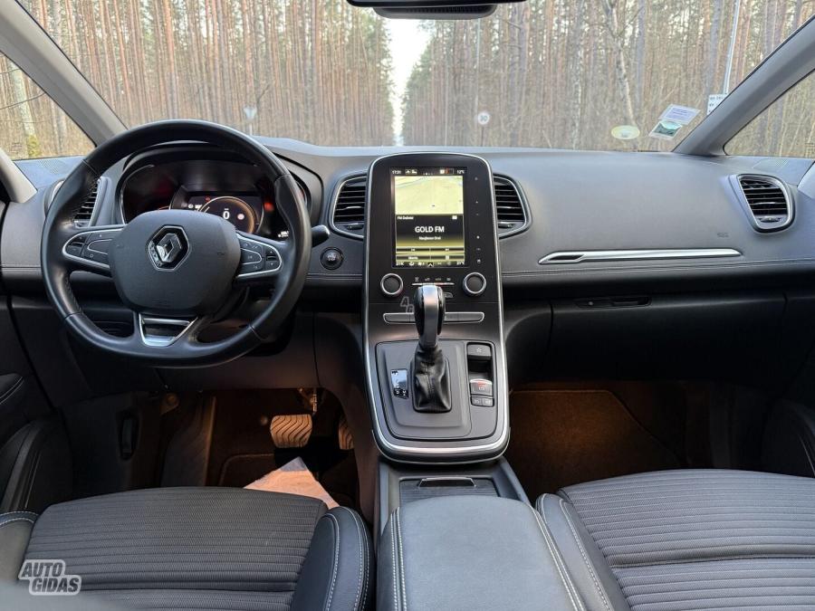 Black Renault Grand Scenic 2020 in Vilnius, with an engine capacity of 1.70 L and mileage of 88 thousand km for 12900 €, photo 14 on AUTOMOTO.COM.LV