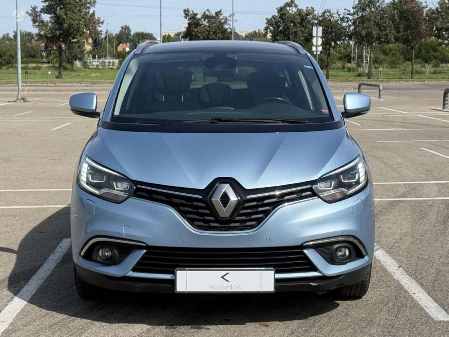 Blue Renault Grand Scenic 2017 in Siauliai, with an engine capacity of 1.46 L and mileage of 257 thousand km for 8050 €, photo 3 on AUTOMOTO.COM.LV