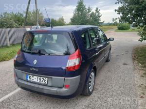 Blue Renault Grand Scenic 2005 in Daugavpils, with an engine capacity of 1.90 L and mileage of 300 thousand km for 1150 €, photo 5 on AUTOMOTO.COM.LV