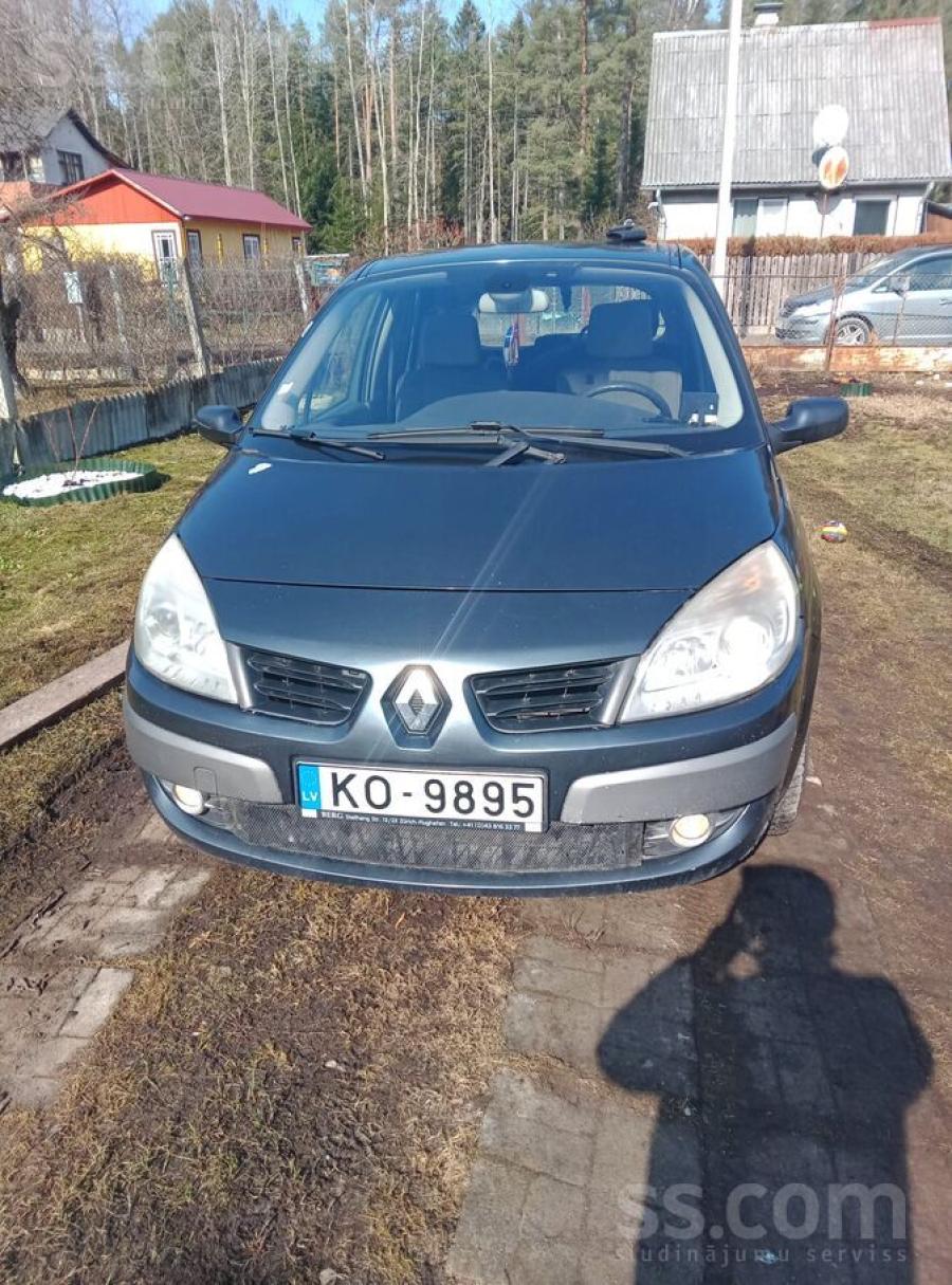 Синий Рено Гранд Сценик 2006 в Рига, объемом двигателя 1.90 л и пробегом 351 тыс. км за 500 €, фото 1 на AUTOMOTO.COM.LV