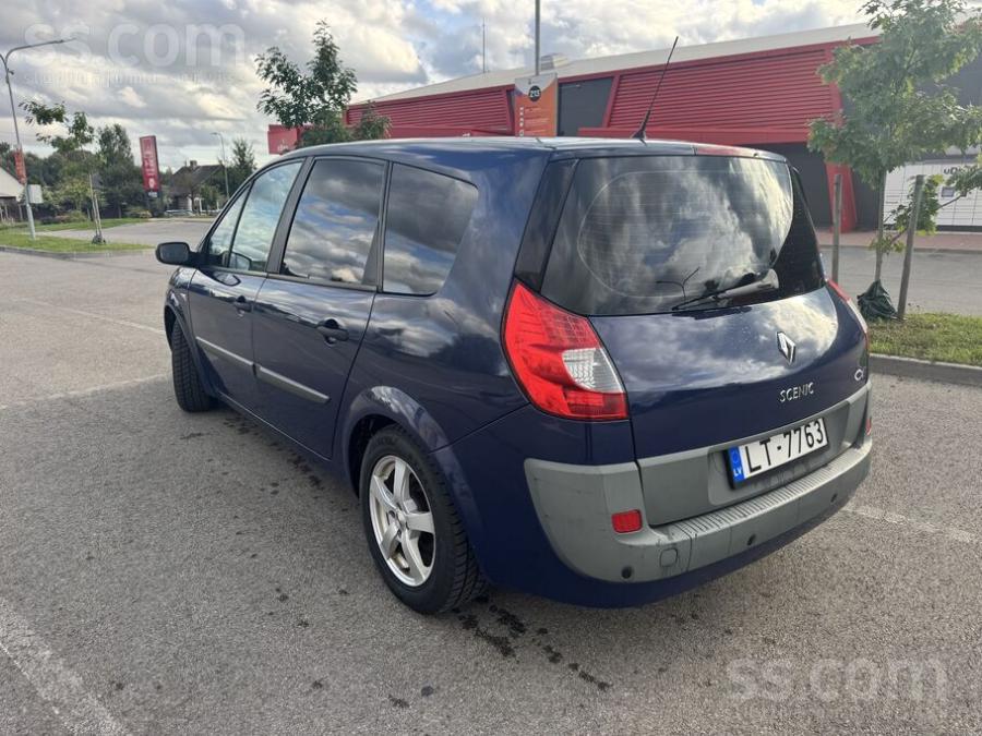 Zils Renault Grand Scenic 2007 Jelgava, ar dzinēja tilpumu 1.90 L un nobraukumu 275 tūkst. km par 1350 €, foto 3 vietnē AUTOMOTO.COM.LV