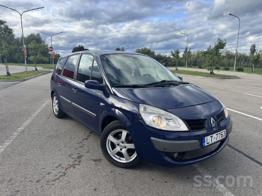 Zils Renault Grand Scenic 2007 Jelgava, ar dzinēja tilpumu 1.90 L un nobraukumu 275 tūkst. km par 1350 €, foto 5 vietnē AUTOMOTO.COM.LV