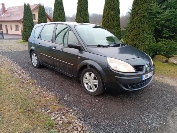 Blue Renault Grand Scenic 2008 in Silute, with an engine capacity of 1.90 L and mileage of 31 thousand km for 1450 €, photo 1 on AUTOMOTO.COM.LV