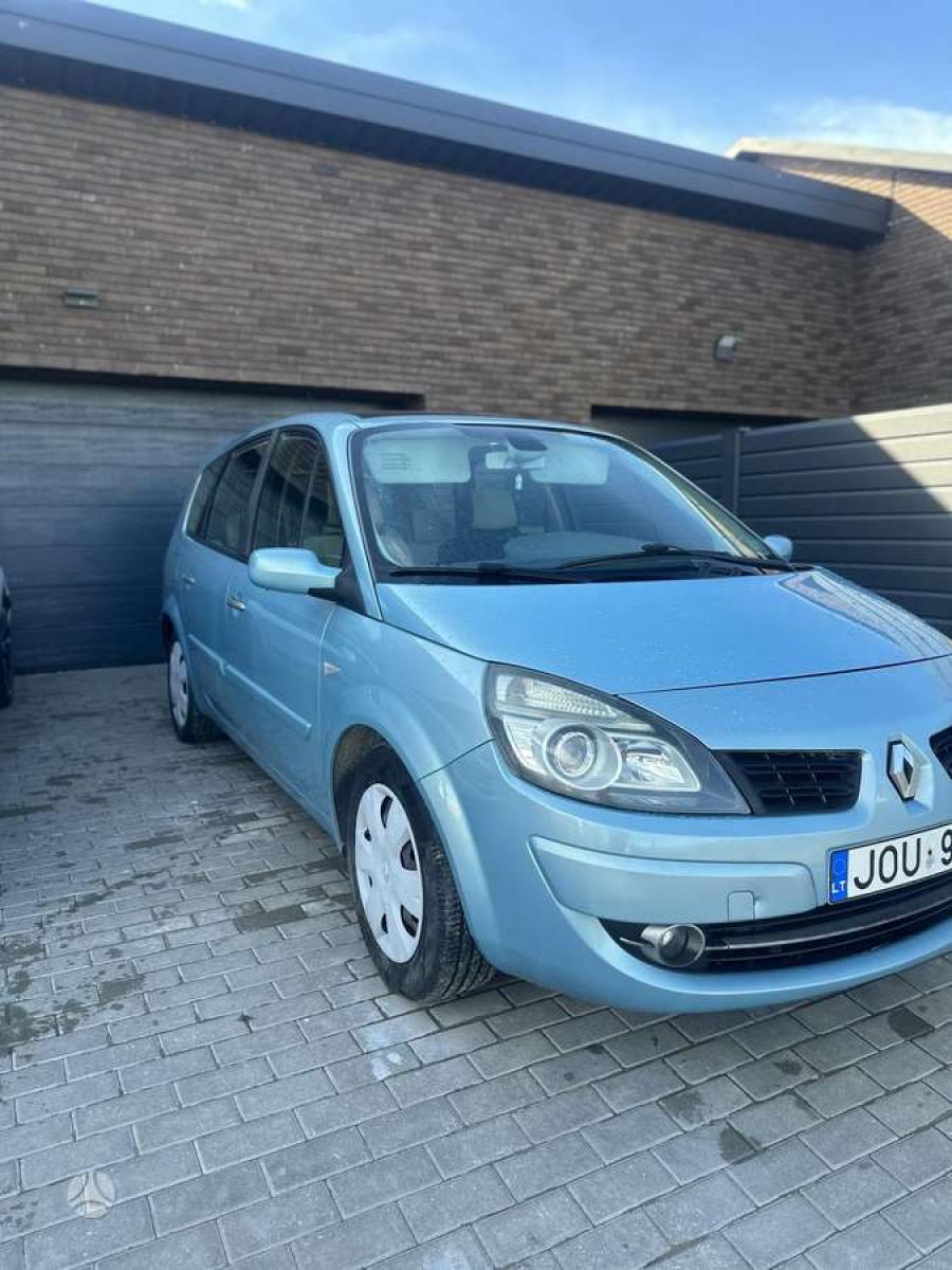 Zils Renault Grand Scenic 2008 Viļņa, ar dzinēja tilpumu 1.46 L un nobraukumu 307 tūkst. km par 999 €, foto 3 vietnē AUTOMOTO.COM.LV