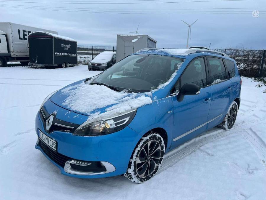Zils Renault Grand Scenic 2014 Jurbarkas, ar dzinēja tilpumu 1.46 L un nobraukumu 120 tūkst. km par 4799 €, foto 4 vietnē AUTOMOTO.COM.LV