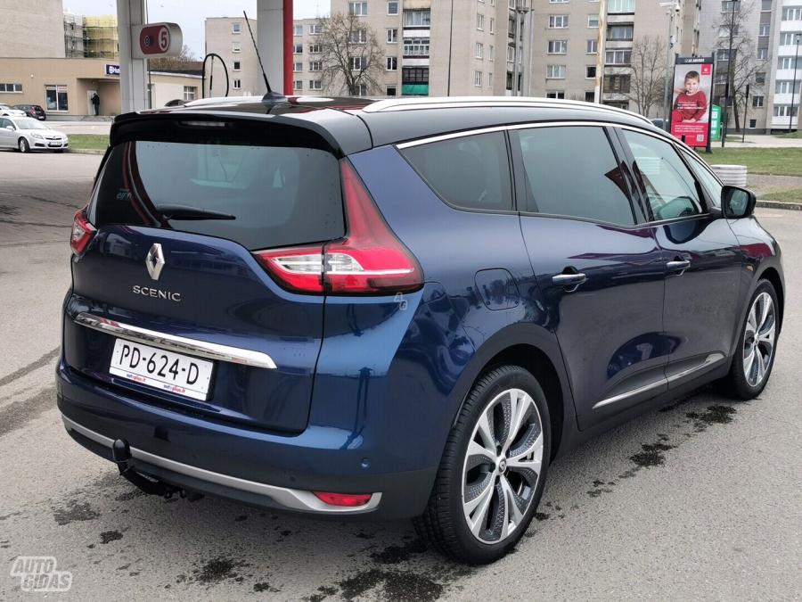 Zils Renault Grand Scenic 2017 Ukmergė, ar dzinēja tilpumu 1.20 L un nobraukumu 202 tūkst. km par 8300 €, foto 1 vietnē AUTOMOTO.COM.LV