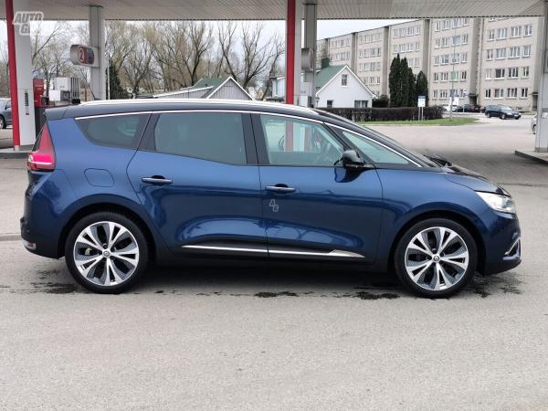 Blue Renault Grand Scenic 2017 in Ukmerge, with an engine capacity of 1.20 L and mileage of 202 thousand km for 8300 €, photo 2 on AUTOMOTO.COM.LV