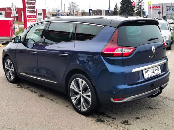 Blue Renault Grand Scenic 2017 in Ukmerge, with an engine capacity of 1.20 L and mileage of 202 thousand km for 8300 €, photo 7 on AUTOMOTO.COM.LV