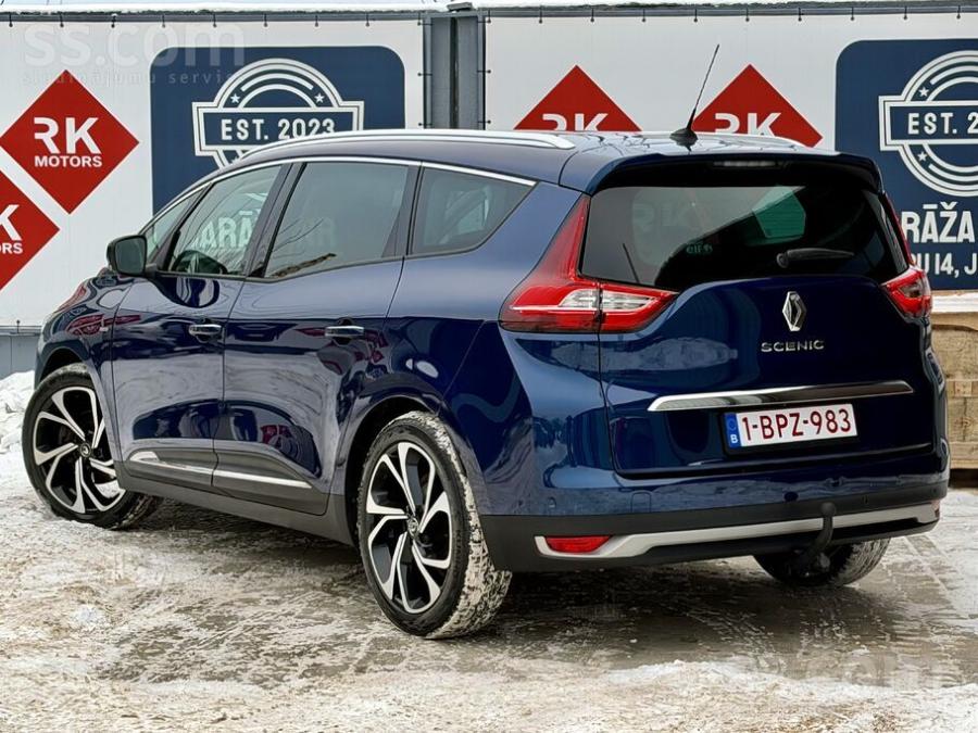 Zils Renault Grand Scenic 2018 Jelgava, ar dzinēja tilpumu 1.50 L un nobraukumu 181 tūkst. km par 13500 €, foto 3 vietnē AUTOMOTO.COM.LV