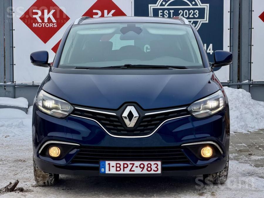 Zils Renault Grand Scenic 2018 Jelgava, ar dzinēja tilpumu 1.50 L un nobraukumu 181 tūkst. km par 13500 €, foto 5 vietnē AUTOMOTO.COM.LV