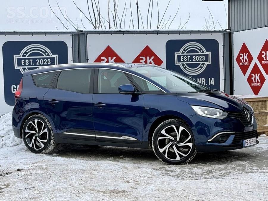 Zils Renault Grand Scenic 2018 Jelgava, ar dzinēja tilpumu 1.50 L un nobraukumu 181 tūkst. km par 13500 €, foto 7 vietnē AUTOMOTO.COM.LV