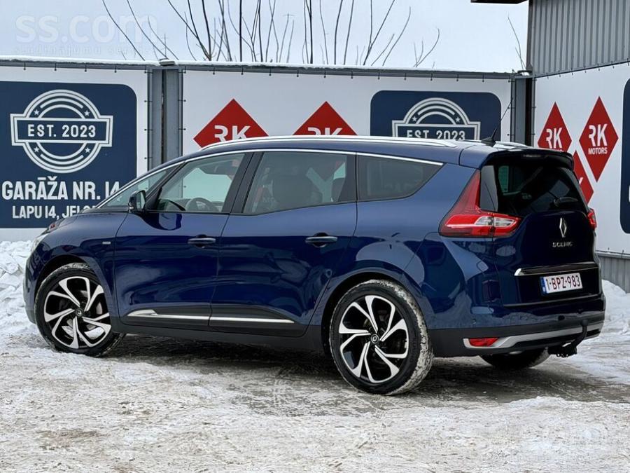 Zils Renault Grand Scenic 2018 Jelgava, ar dzinēja tilpumu 1.50 L un nobraukumu 181 tūkst. km par 13500 €, foto 8 vietnē AUTOMOTO.COM.LV