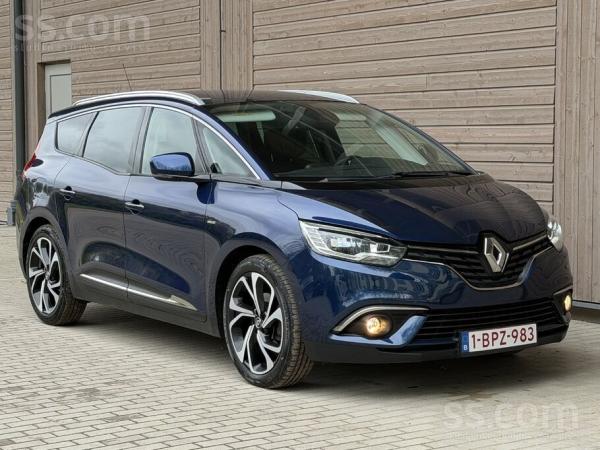 Zils Renault Grand Scenic 2018 Jelgava, ar dzinēja tilpumu 1.50 L un nobraukumu 181 tūkst. km par 11900 €, foto 1 vietnē AUTOMOTO.COM.LV