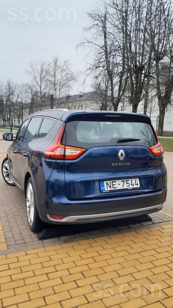Zils Renault Grand Scenic 2018 Rīga, ar dzinēja tilpumu 1.50 L un nobraukumu 198 tūkst. km par 8100 €, foto 3 vietnē AUTOMOTO.COM.LV
