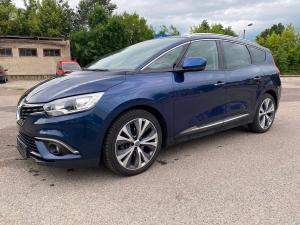 Blue Renault Grand Scenic 2018 in Raseiniai, with an engine capacity of 1.46 L and mileage of 264 thousand km for 7950 €, photo  on AUTOMOTO.COM.LV