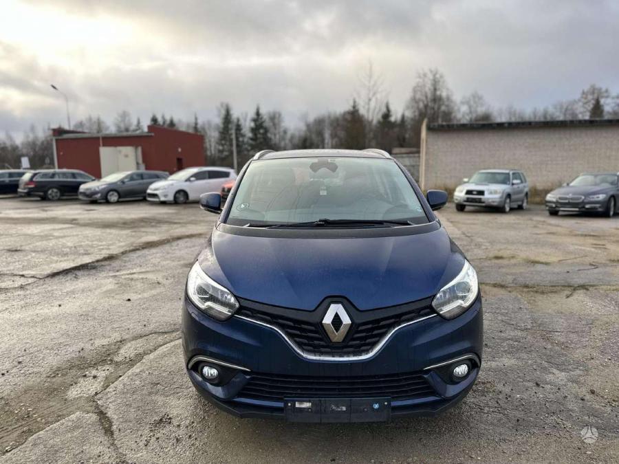 Blue Renault Grand Scenic 2019 in Vilnius, with an engine capacity of 1.60 L and mileage of 274 thousand km for 7000 €, photo 2 on AUTOMOTO.COM.LV