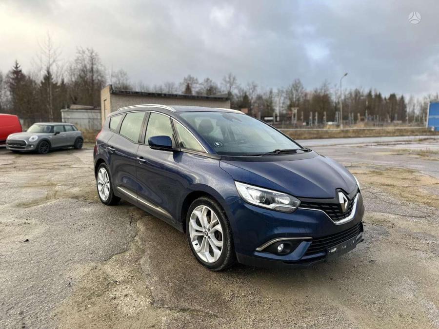 Blue Renault Grand Scenic 2019 in Vilnius, with an engine capacity of 1.60 L and mileage of 274 thousand km for 7000 €, photo 4 on AUTOMOTO.COM.LV