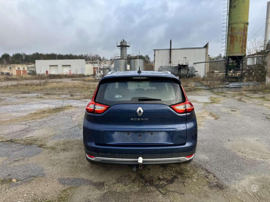 Blue Renault Grand Scenic 2019 in Vilnius, with an engine capacity of 1.60 L and mileage of 274 thousand km for 7000 €, photo 7 on AUTOMOTO.COM.LV